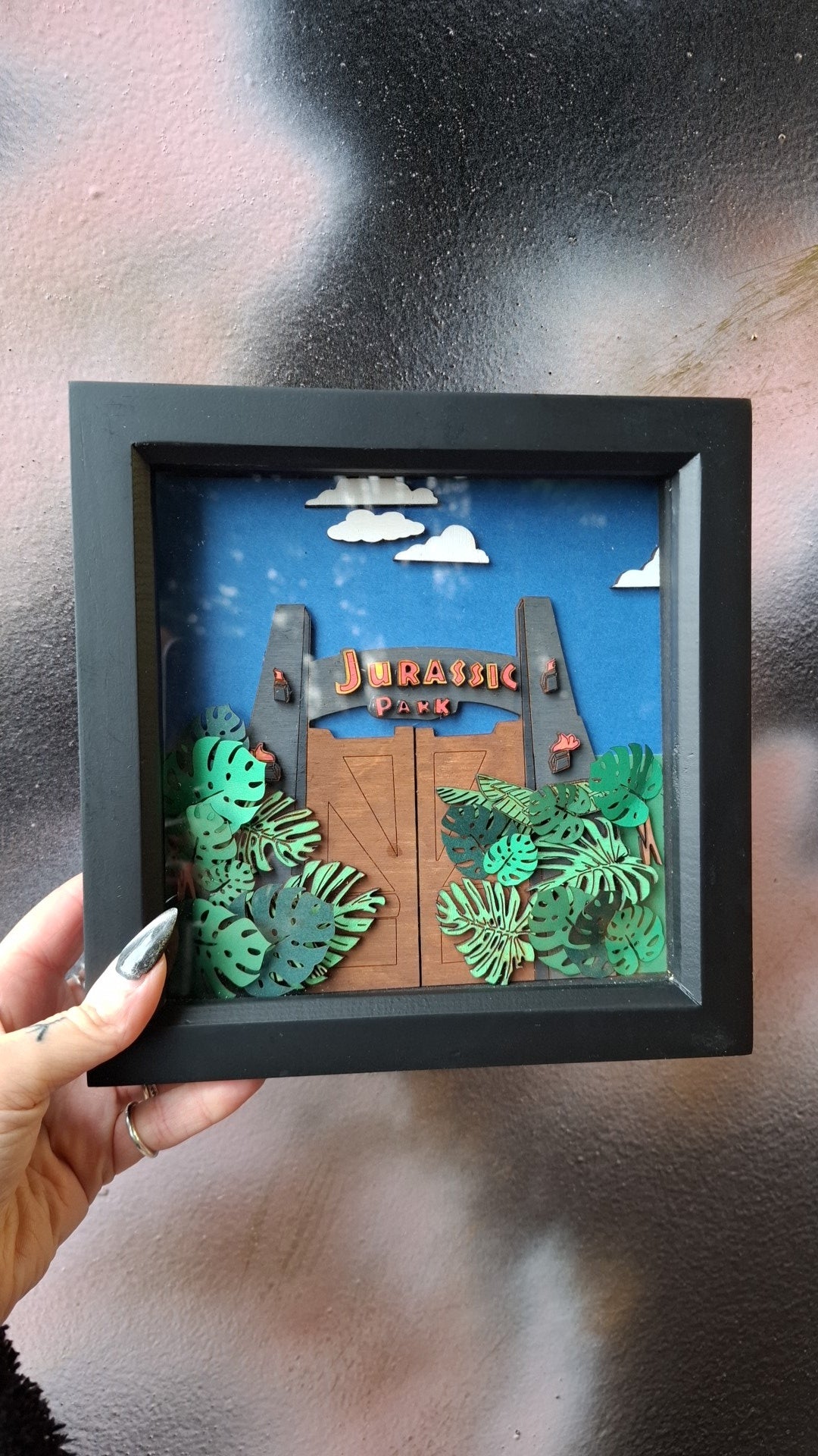 'Welcome to Jurassic Park' Frame – Quirky Koala